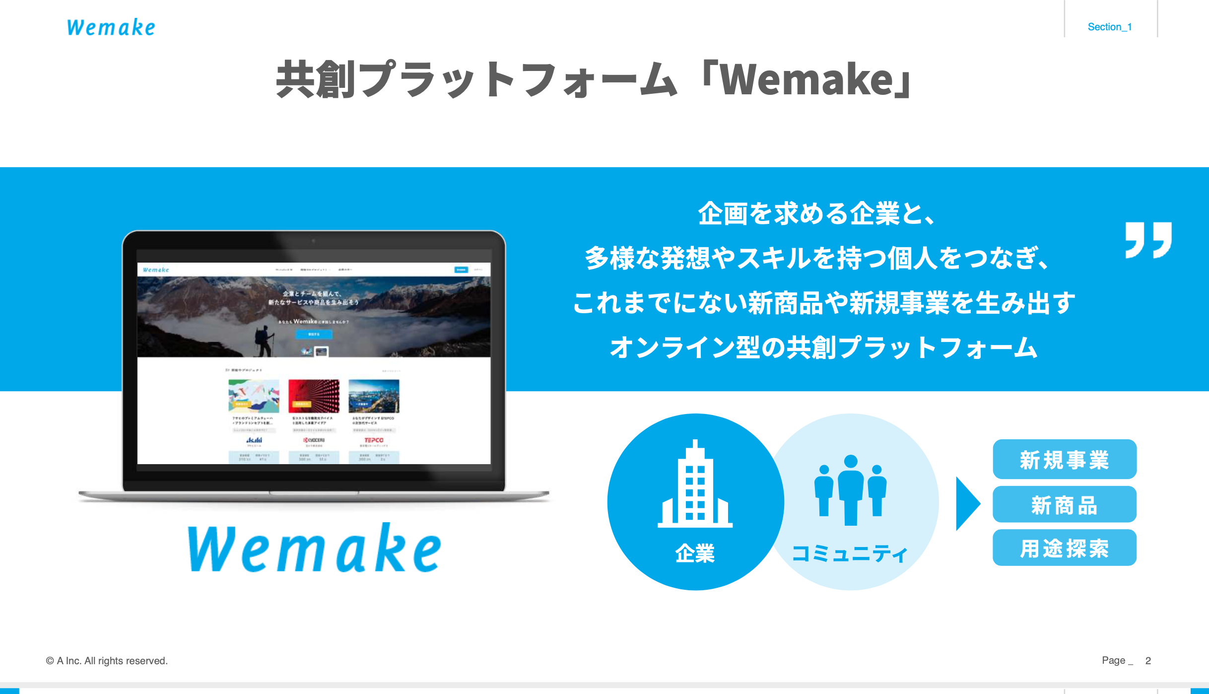 Wemakeとは？ – Wemake ヘルプセンター